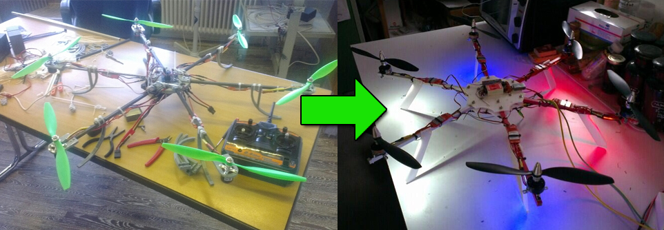 A Hexacopter With FPV | Hackaday