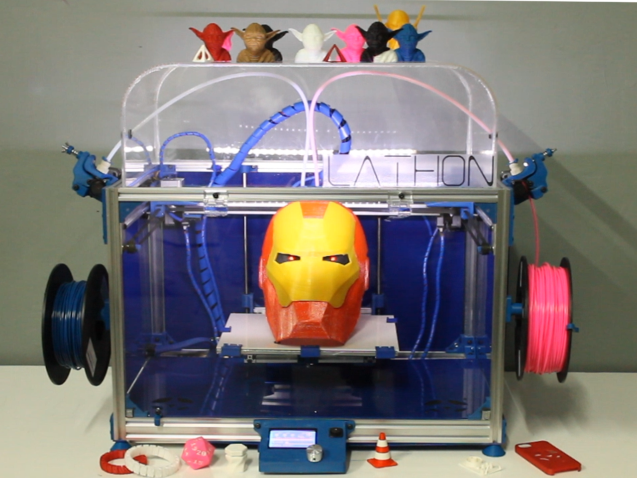 The LATHON Dual Nozzle 3D Printer | Hackaday