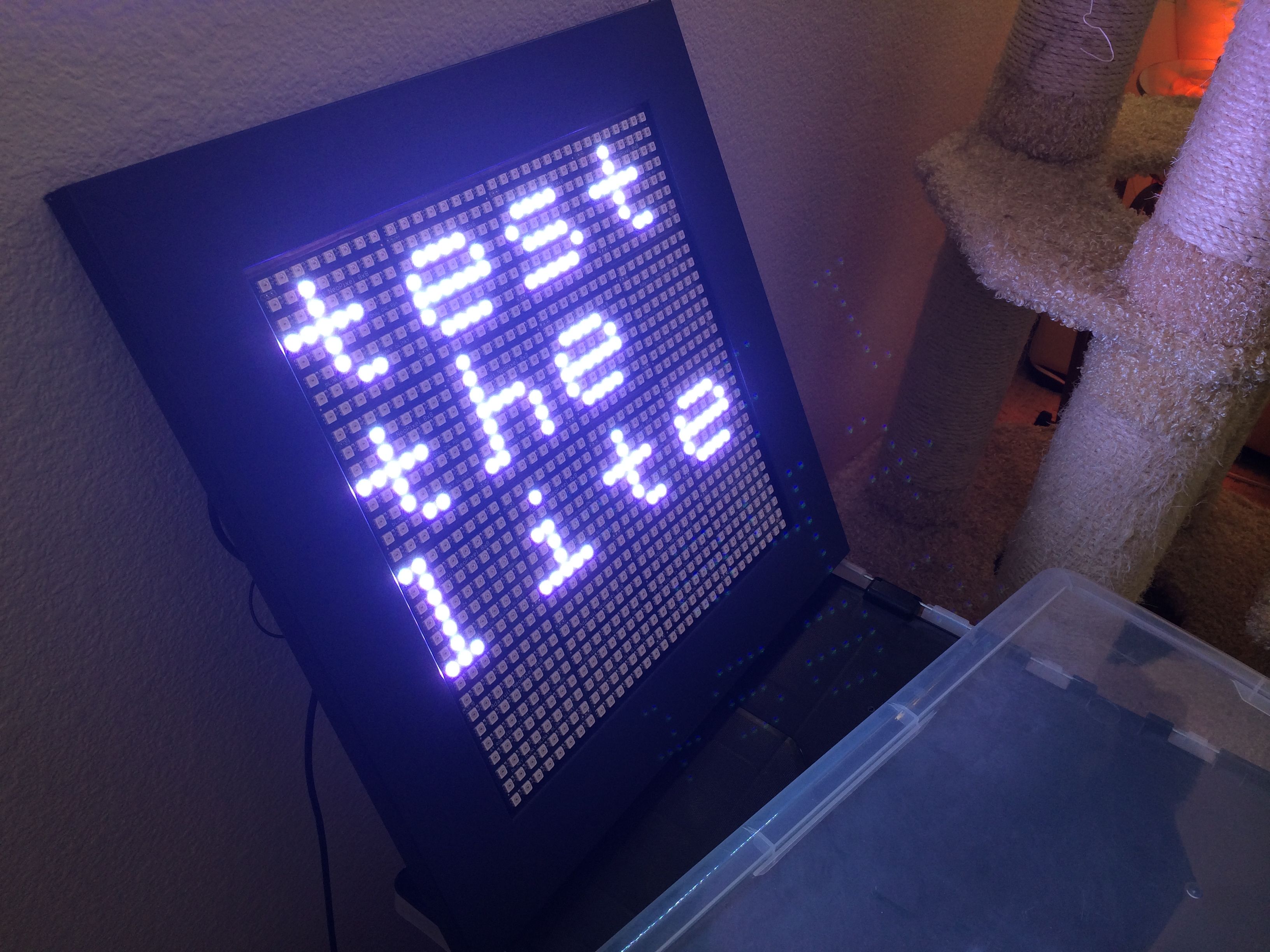 Aluminum LED Matrix Looks Professionally Made | Hackaday