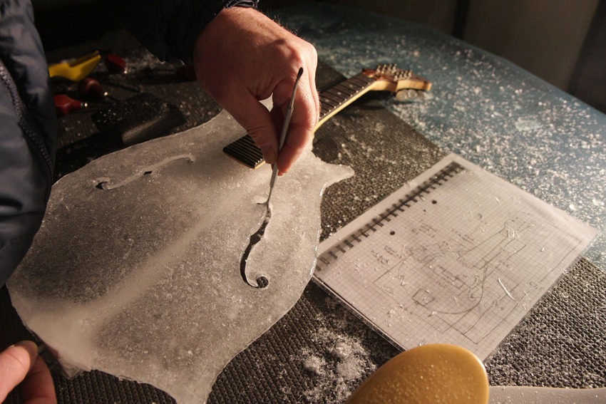 Frozen Instruments Played At Swedish Music Festival | Hackaday