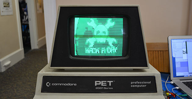 VCF East: PetPix, Streaming Images To A Commodore PET | Hackaday