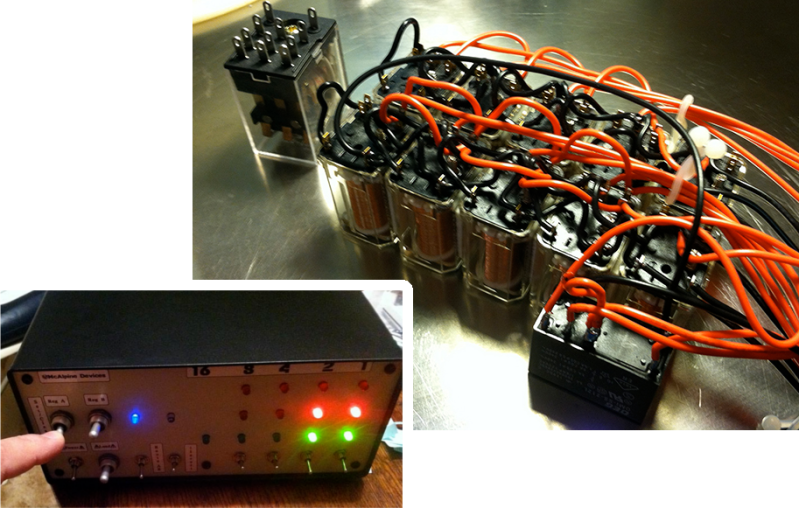 4-bit Adder Built From Mechanical Relays | Hackaday