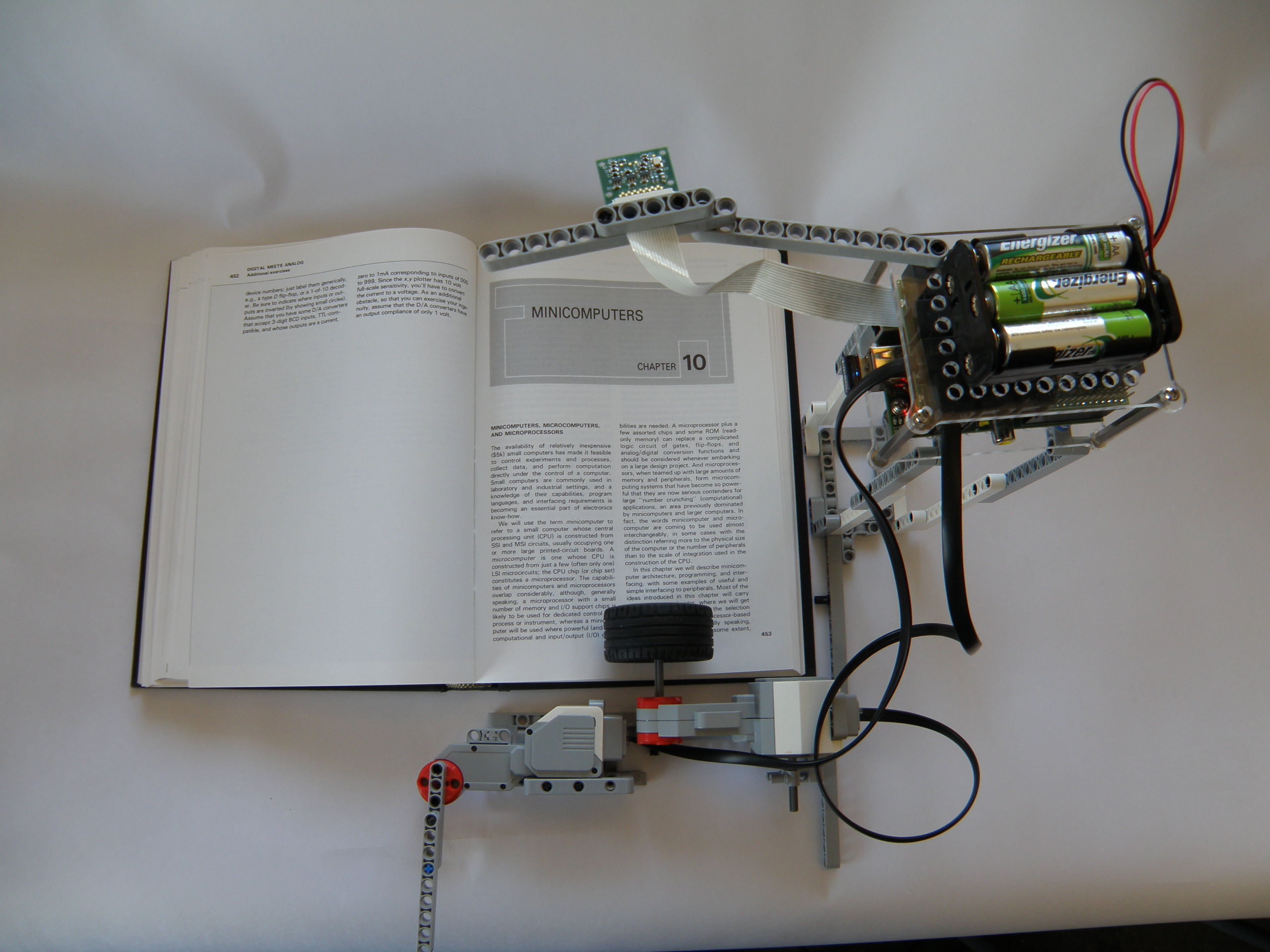 BrickPi Bookreader 1 And 2 Read Tablets Or Books Aloud, You Choose | Hackaday