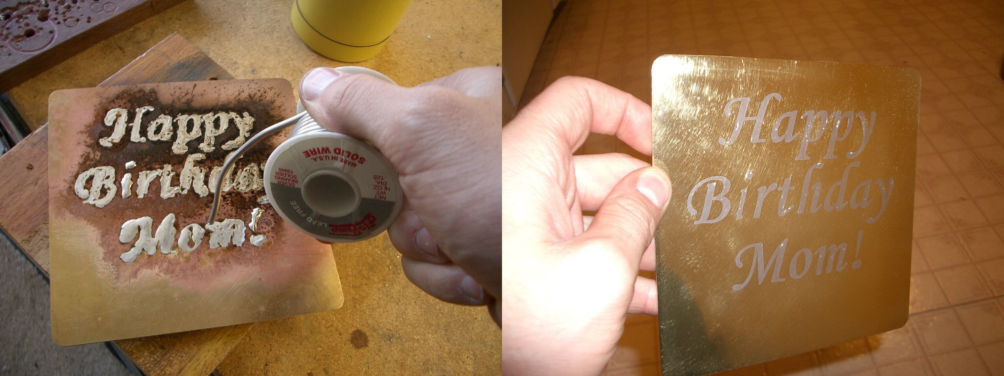 Metal Inlays Using A Bit Of Solder | Hackaday