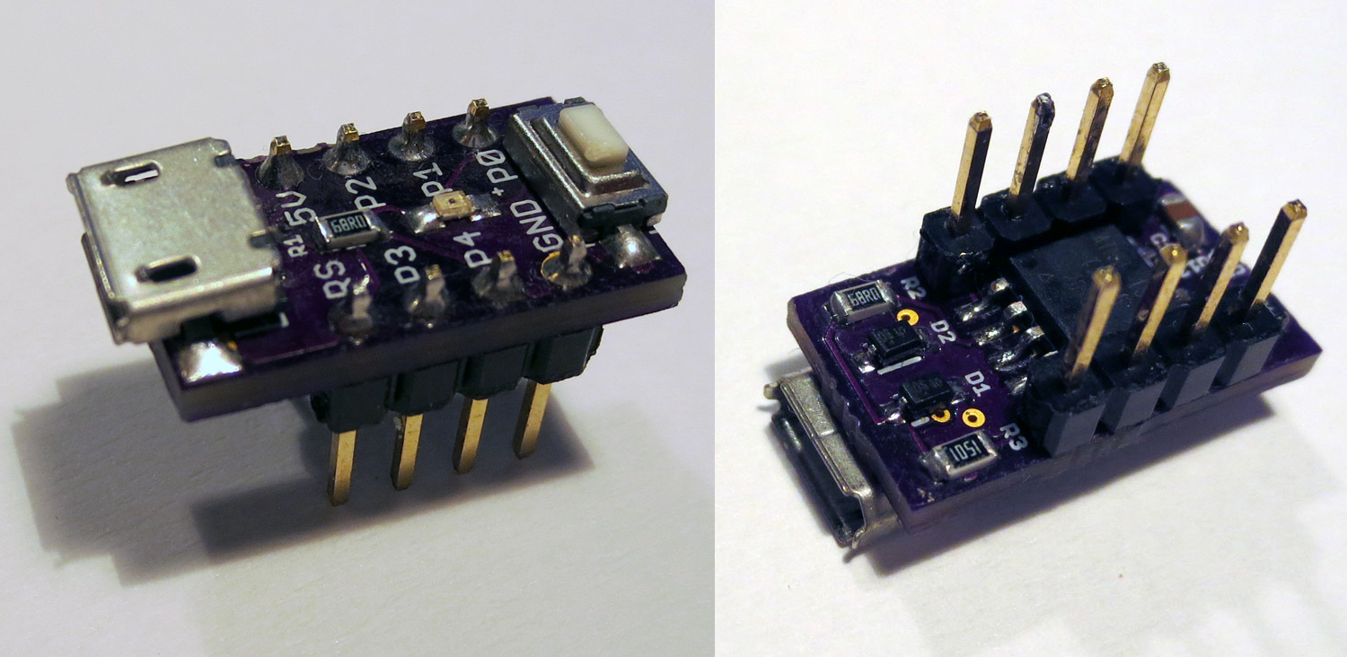 The Smallest ATtiny85 Based USB Board | Hackaday
