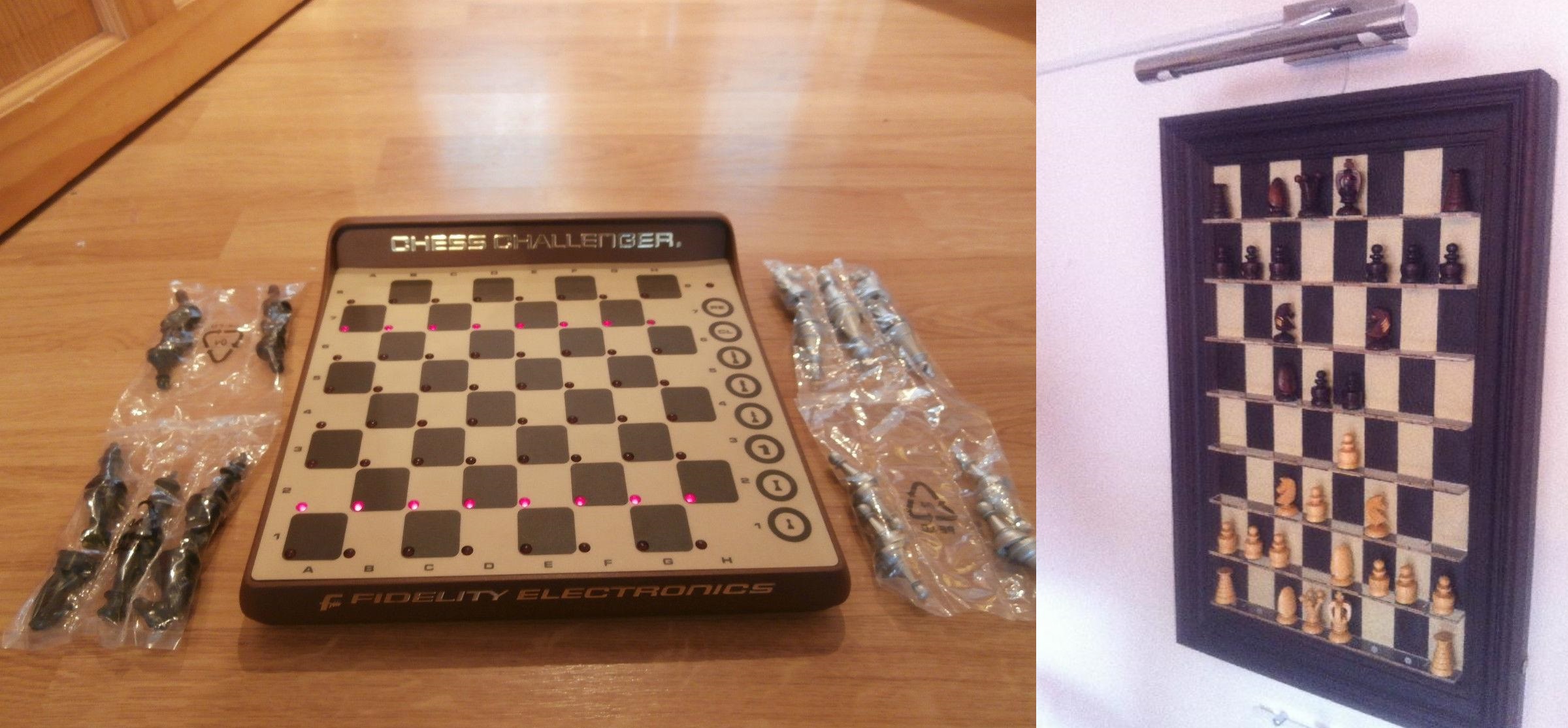 Wall-Mounted Chess Set Lets You Stand And Play | Hackaday