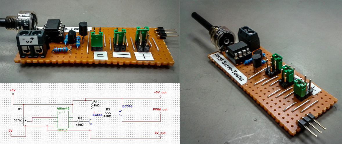 Attiny Pwm Generator And Servo Tester Hackaday