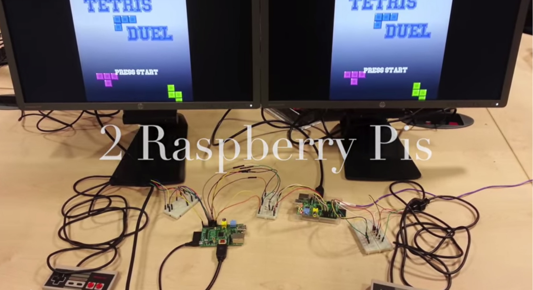 Tetris Duel With The Raspberry Pi Hackaday