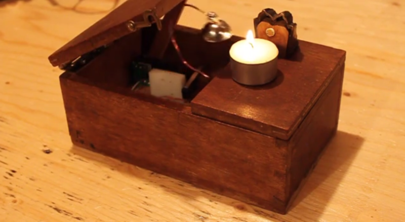 This Useless Machine Now Plays With Fire | Hackaday