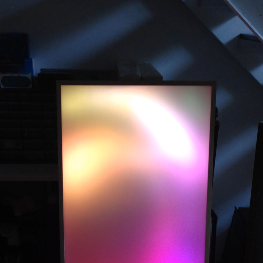 800+ LED Wall With Diffuser Panel Is A Work Of Art | Hackaday