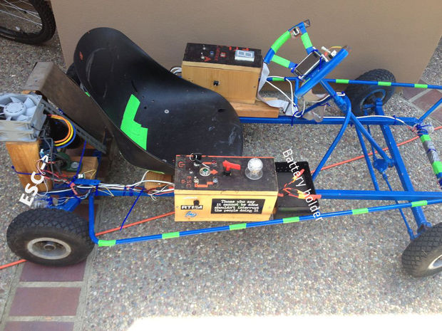 Electric Go-Cart Has Arduino Brains | Hackaday