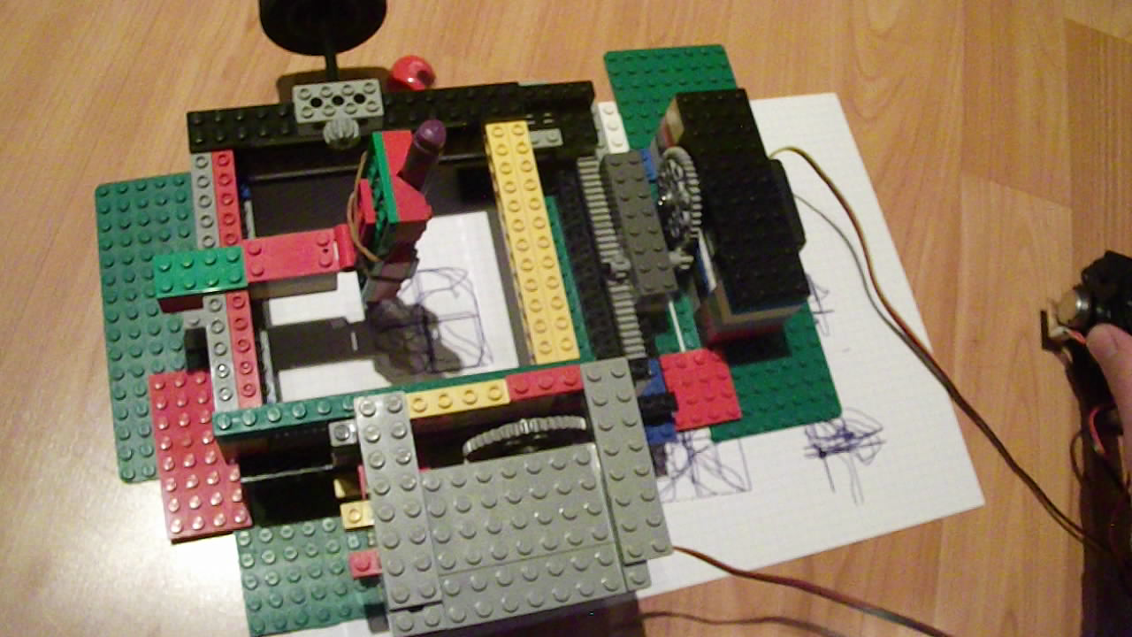 Lego Drawing Machine Draws Block Shapes Best | Hackaday