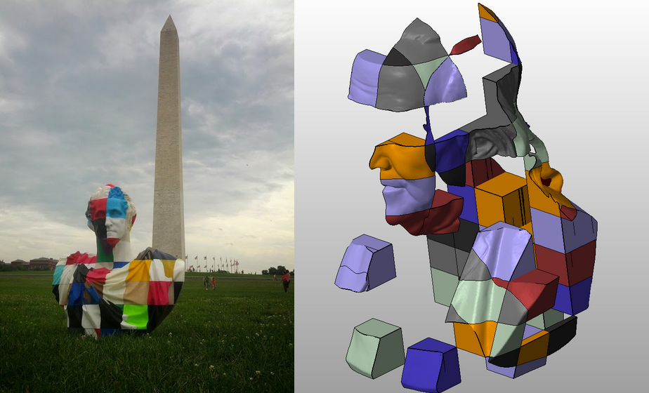 George Crowdsourcington: A 3D Printed, Community Built Statue | Hackaday