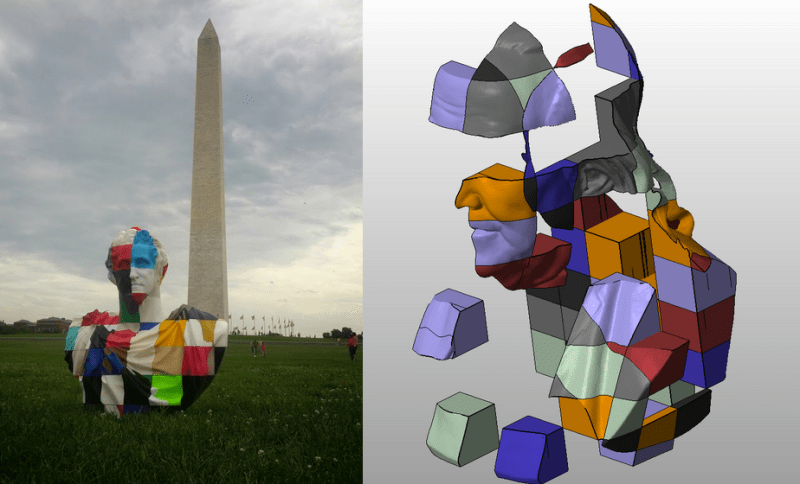 George Crowdsourcington: A 3D Printed, Community Built Statue | Hackaday
