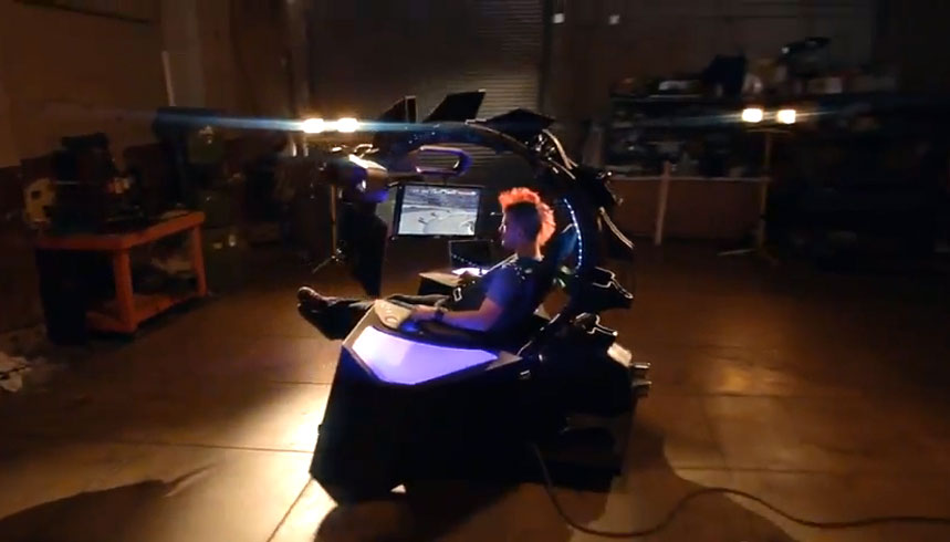 Custom Racing Chair With A Kinect And Haptic Feedback | Hackaday