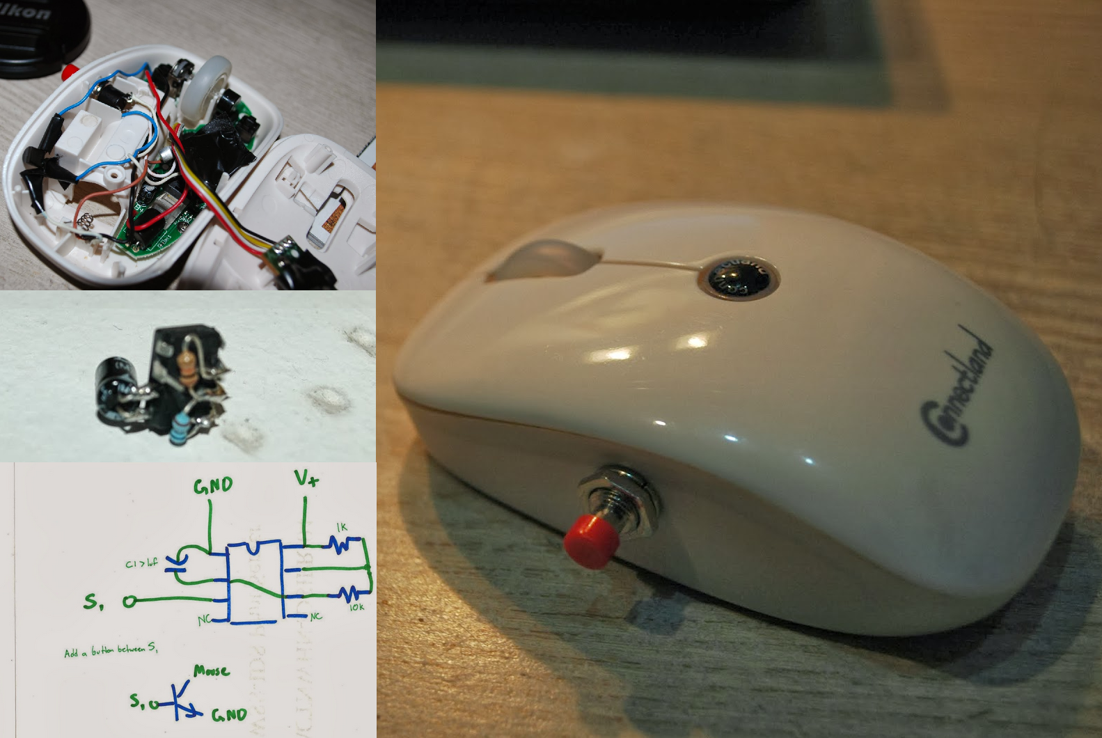 Rapid Fire Mod For A Wireless Mouse | Hackaday