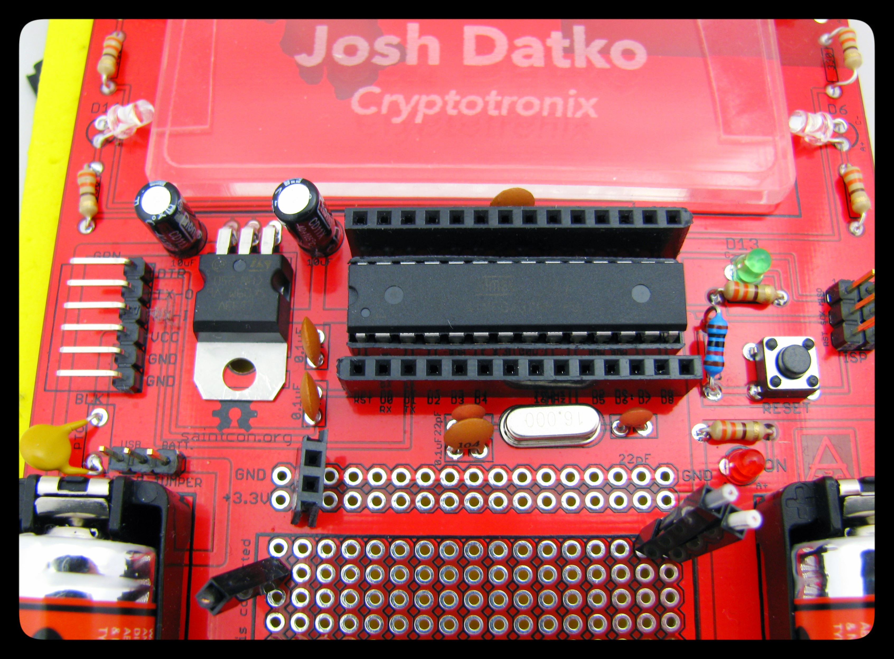 SAINTCON Badge (Badge Hacking For Mortals) | Hackaday