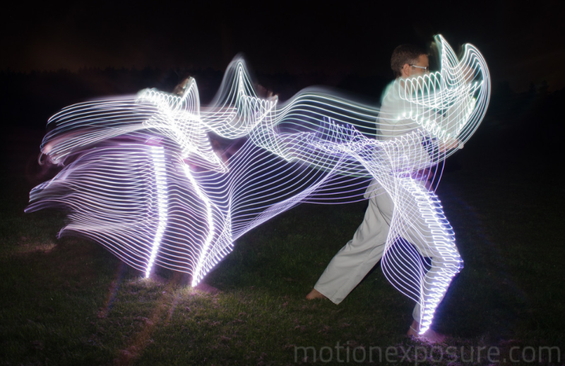 Motion Through Time Painted In Light | Hackaday