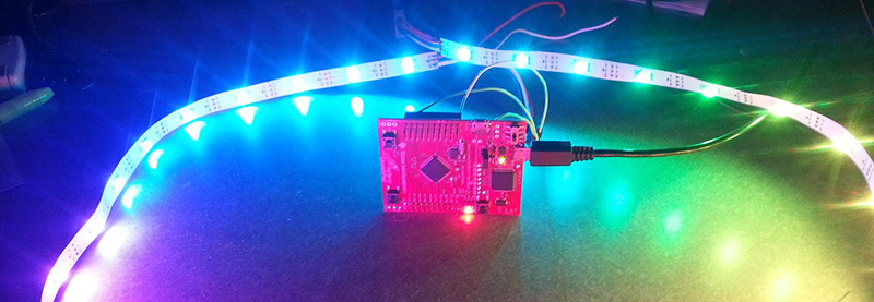 MicroDMA And LEDs | Hackaday