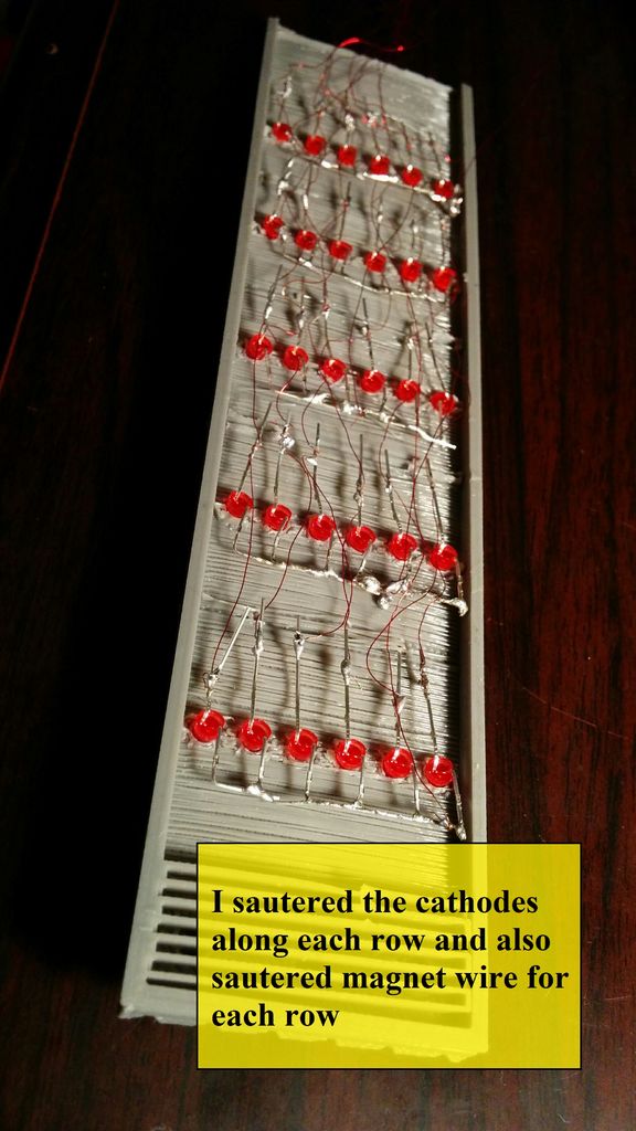 3D Printed LED Guitar Chord Chart | Hackaday