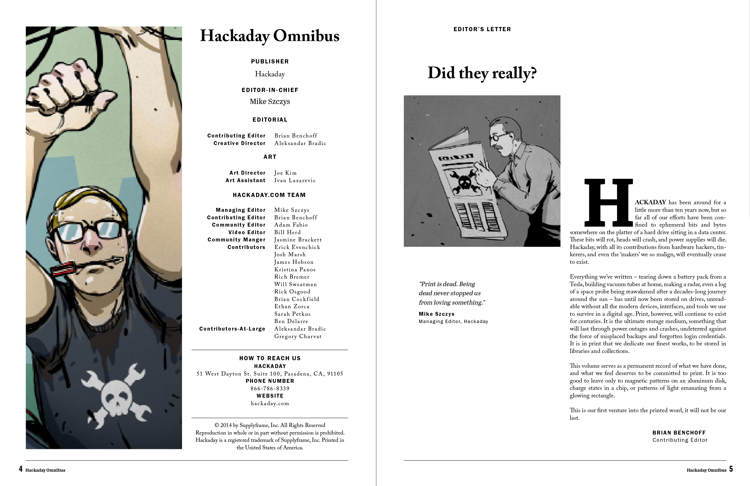 Hackaday Omnibus 2014 — Our First Ever Print Edition | Hackaday