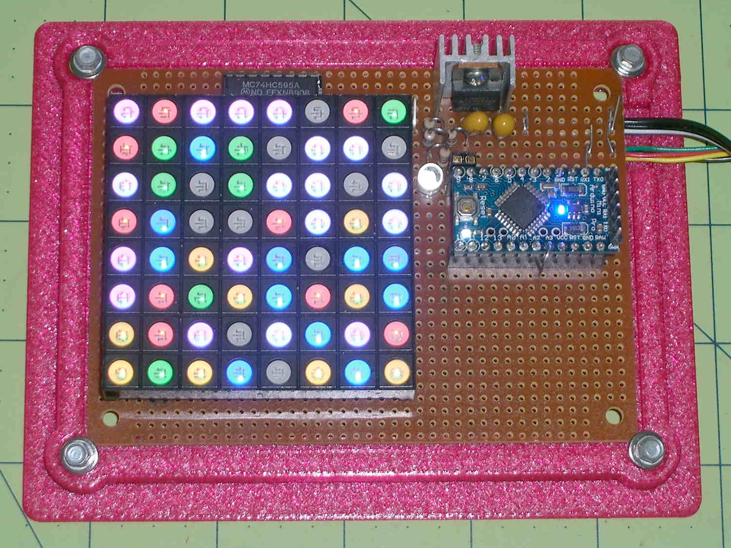 LED Matrix Plus Geiger Counter | Hackaday