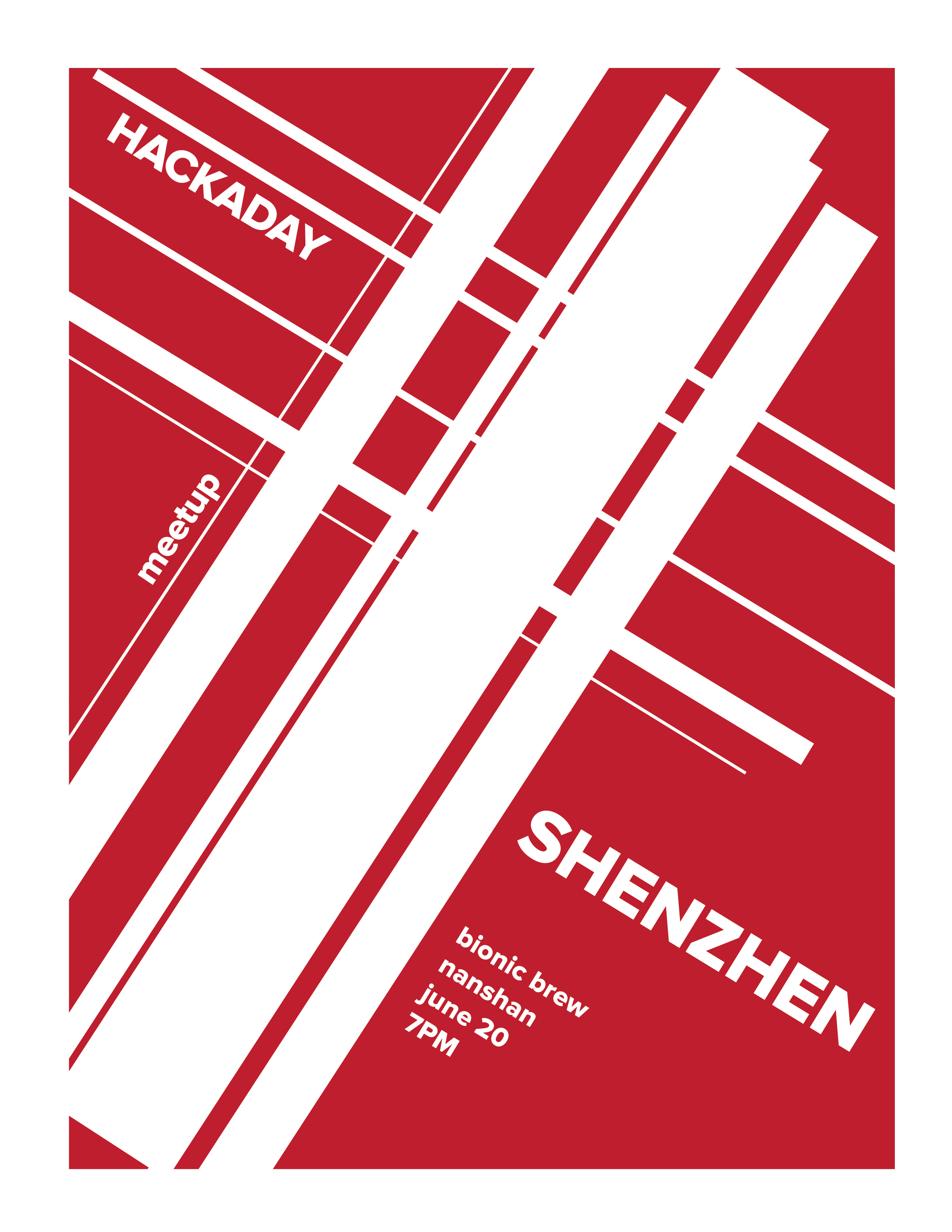 Shenzhen Meetup Poster | Hackaday