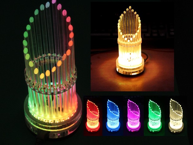 LED Organ Chimes Its Light Pipes | Hackaday