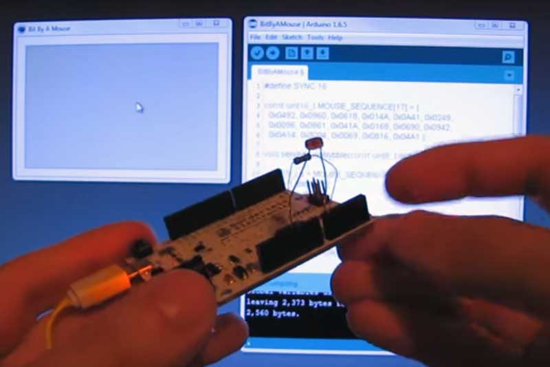 Use Your Mouse Pointer To Send Data | Hackaday