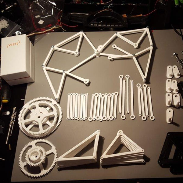 Sphero Riding Strandbeest Is A Robot With An Exoskeleton | Hackaday