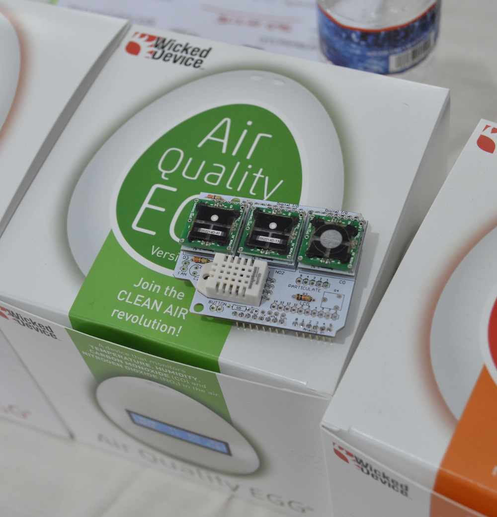 World Maker Faire 2015: Prometheus And The New Air Quality Egg | Hackaday