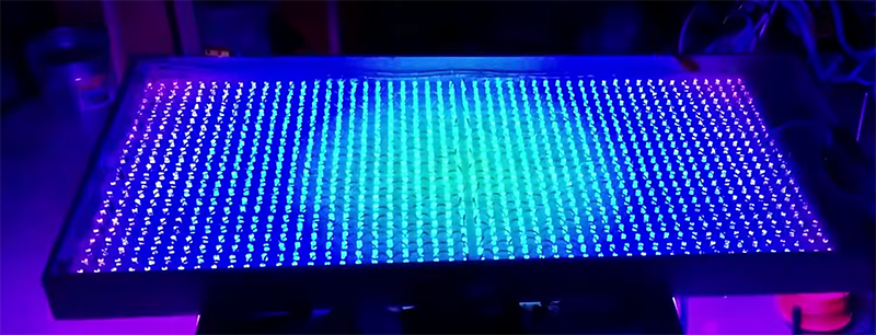 Doubling Down On A Big LED Display | Hackaday