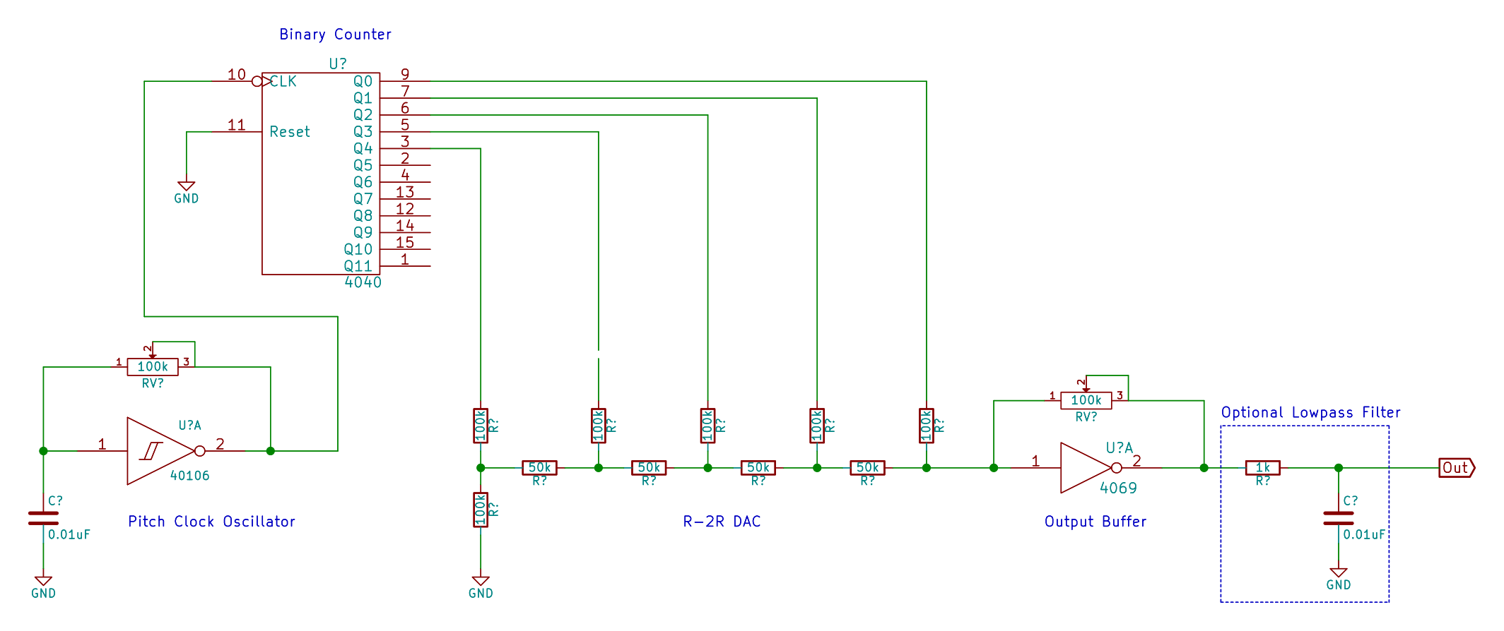 Logic Noise: Digital To Analog With An R-2R DAC | Hackaday