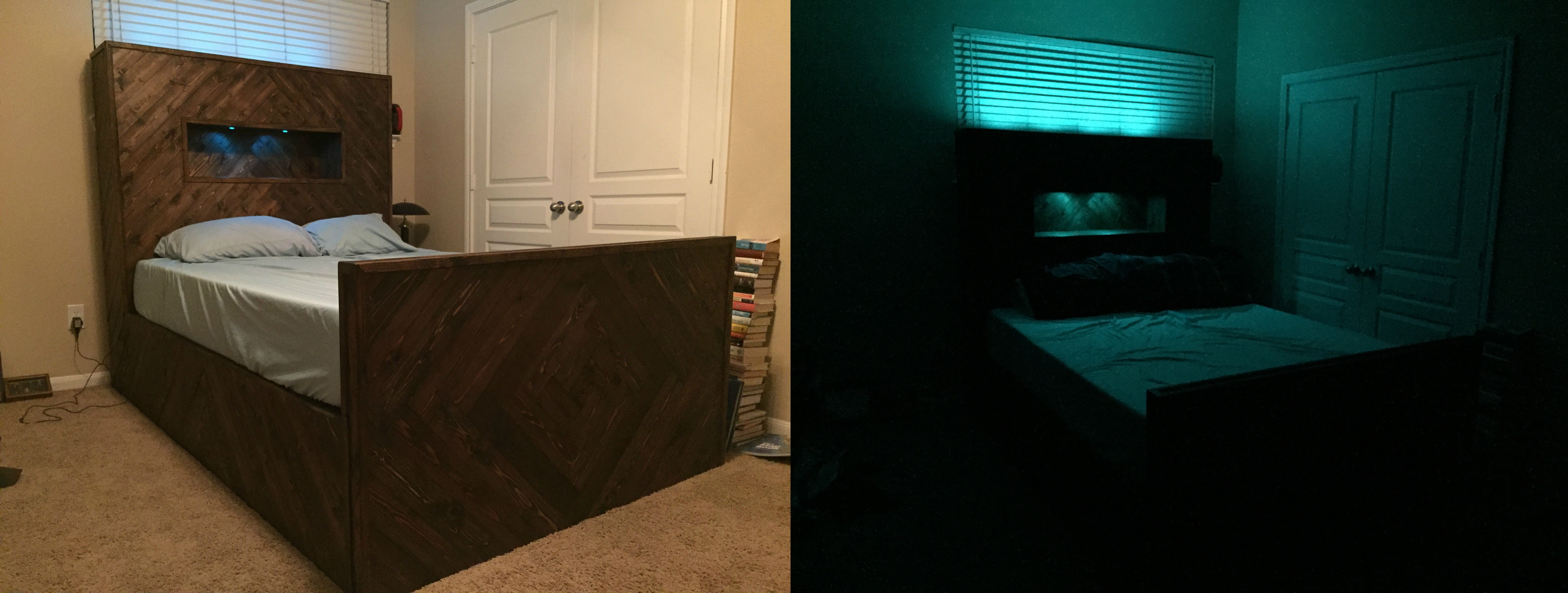 Herring Bone Bed With Secret Compartment | Hackaday