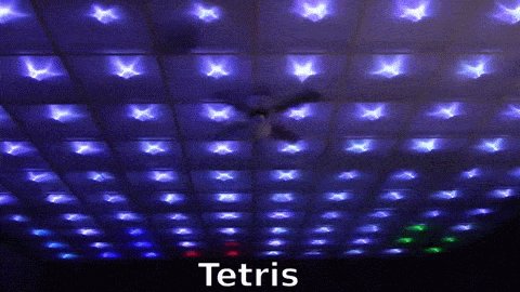 RGB LED Ceiling Display | Hackaday