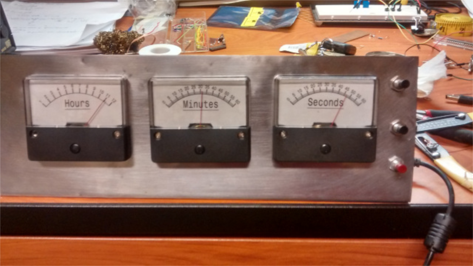 Current Meter Shows Current Time | Hackaday