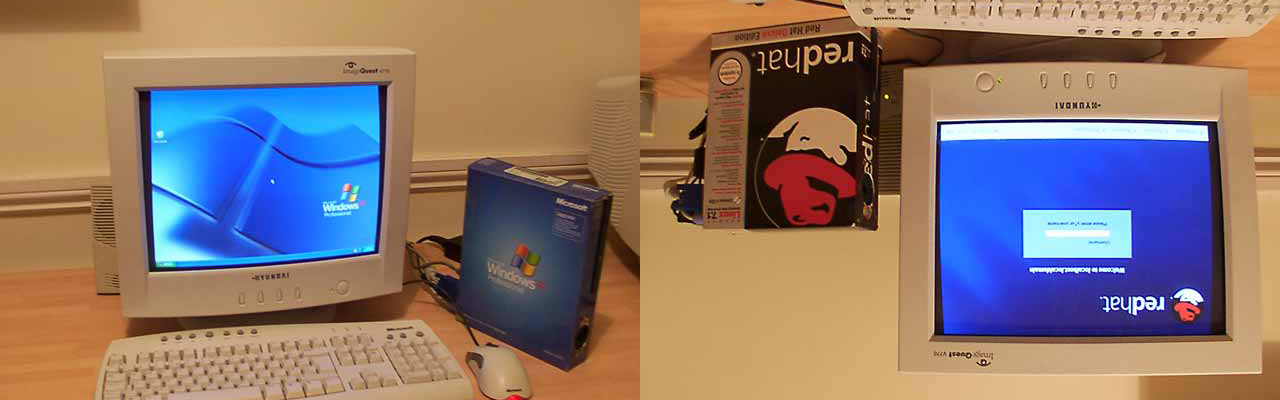 Flip Your Desktop Over To Boot Linux | Hackaday