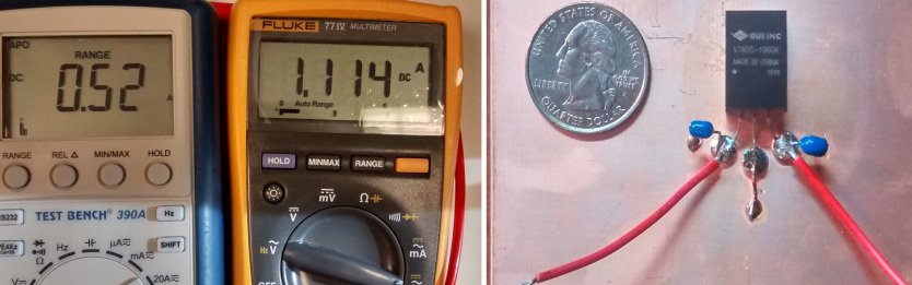 Bench Testing A Switch Mode Drop In Replacement For The LM7805 | Hackaday