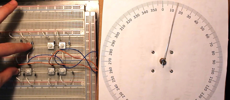 Get Really Basic With Steppers And Eight Buttons | Hackaday