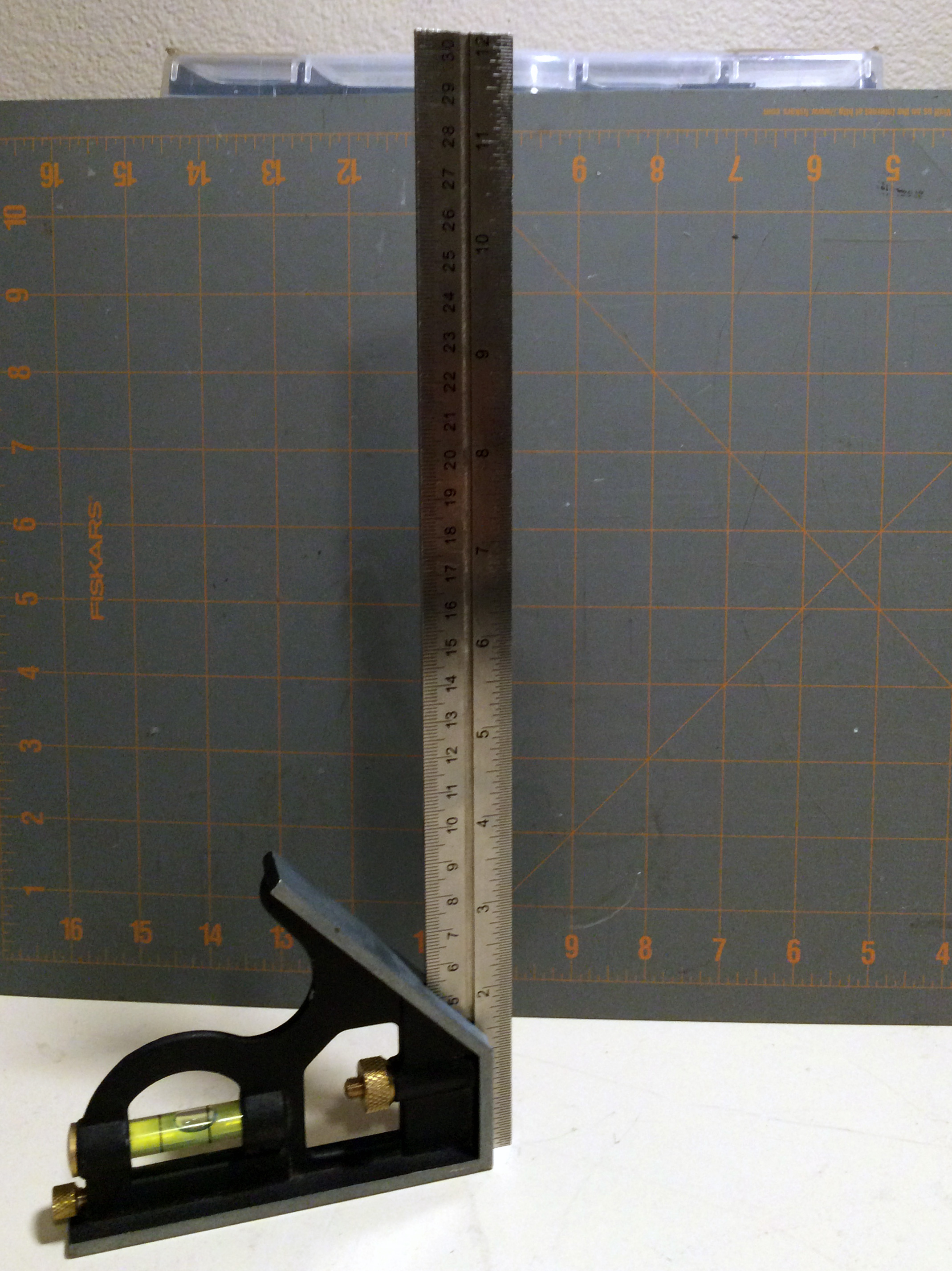 The Two Reference Scales I Typically Use. A Cutting Mat And A ...