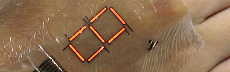 Super Thin Display Makes Your Skin Your Screen | Hackaday