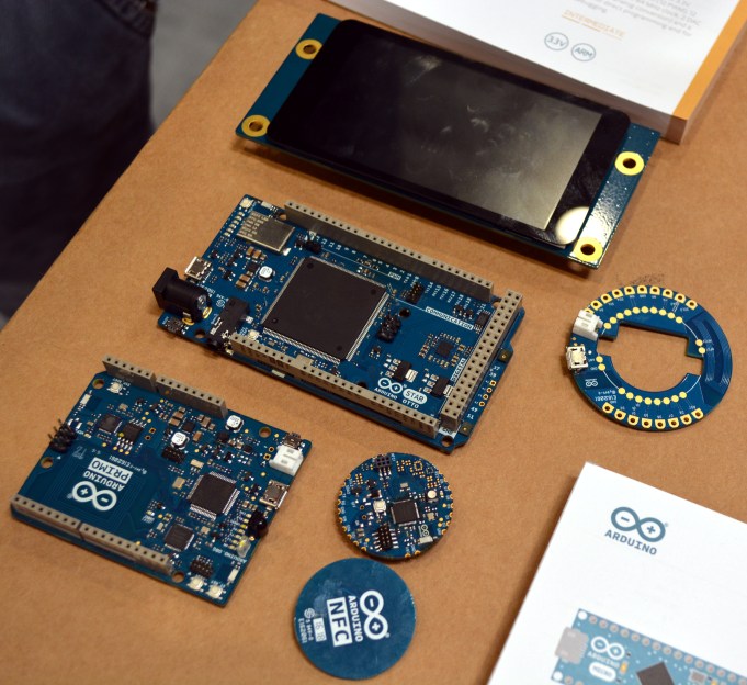 Federico Musto Of Arduino Srl Shows Off New Arm Based Arduino Boards Hackaday