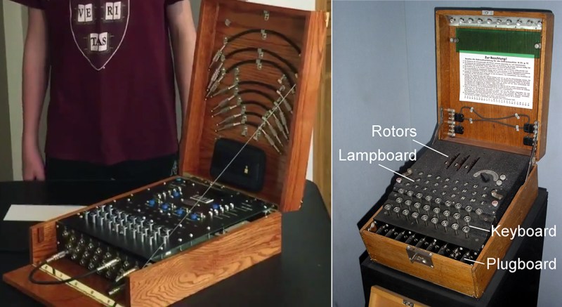 A Modern But Classic Enigma Machine | Hackaday