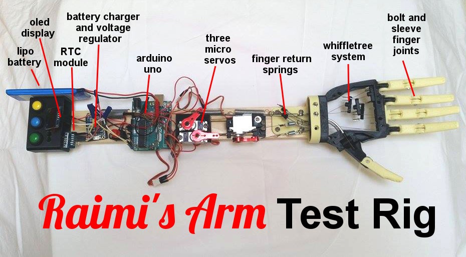 Hackaday Prize Entry: Raimi’s Bionic Arm | Hackaday