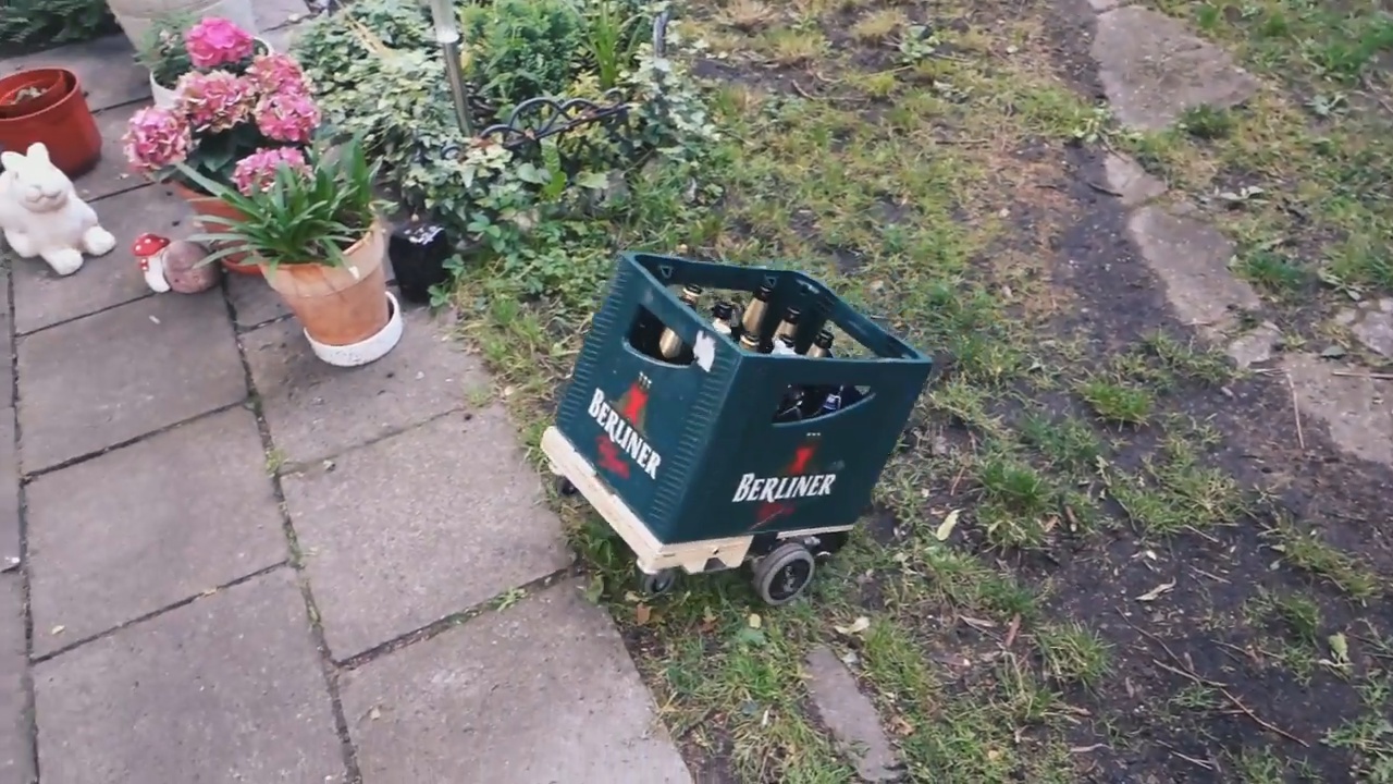 RC Beer Crate Handles Rough Terrain Like A Pro | Hackaday