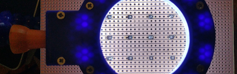 3D Printed Diffuser Lights Up This Magnifier | Hackaday