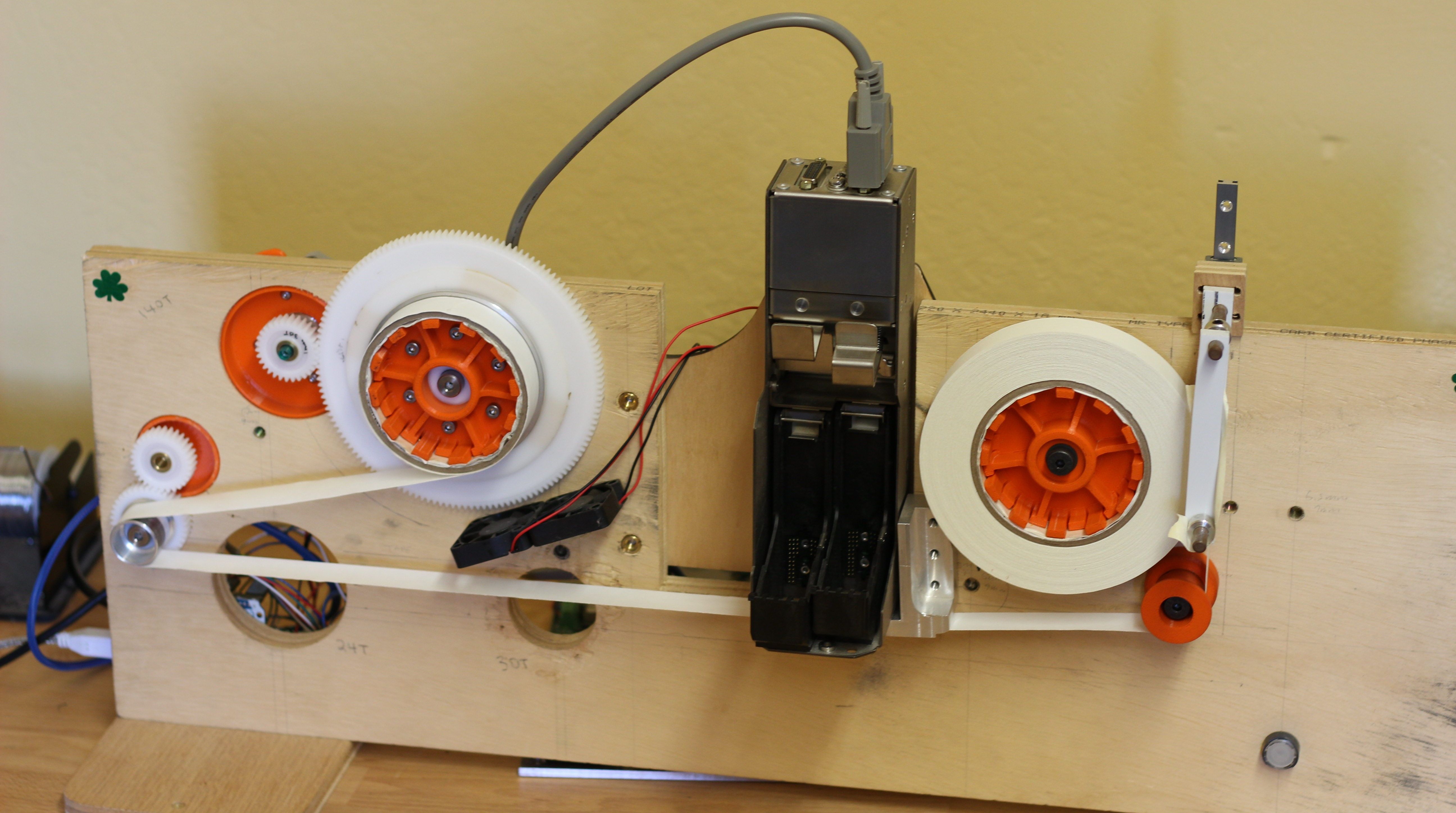The Custom Tape Making Rig That Served Shaper For A Long Time. | Hackaday