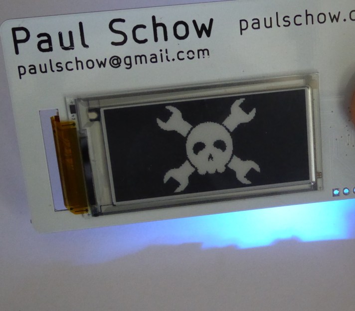 Compact EPaper Business Card | Hackaday