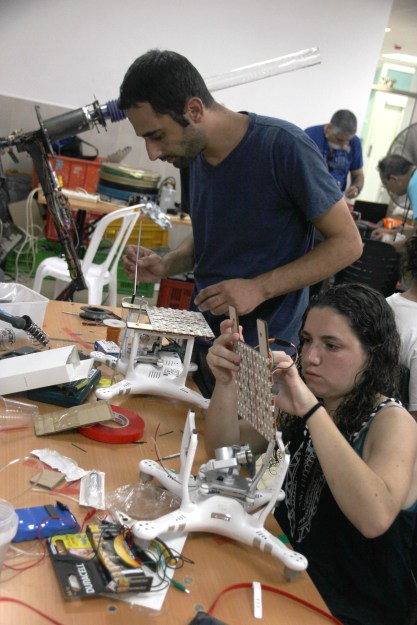 Real-Life Space Invaders With Drones And Lasers | Hackaday