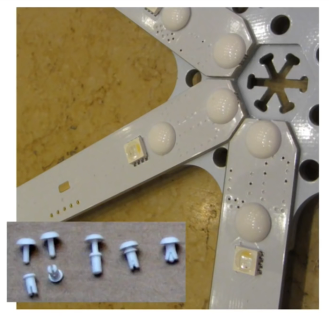 SIM Card Connectors And White PCBs Make Huge LED Snowflakes Happen ...